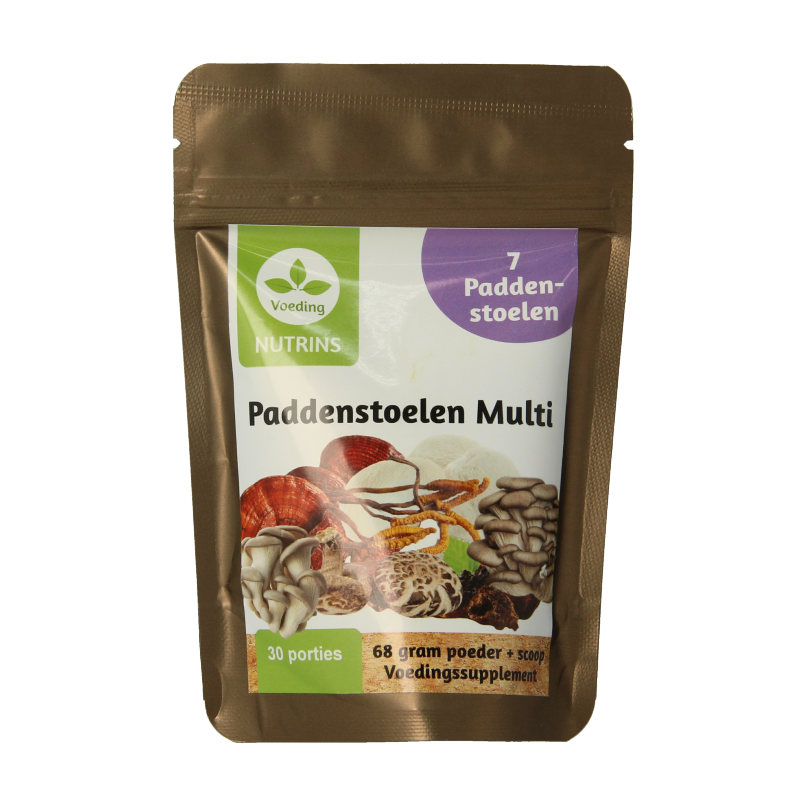Nutrins 7 paddenstoelen multi poeder 68 gram kopen? - Leef.n