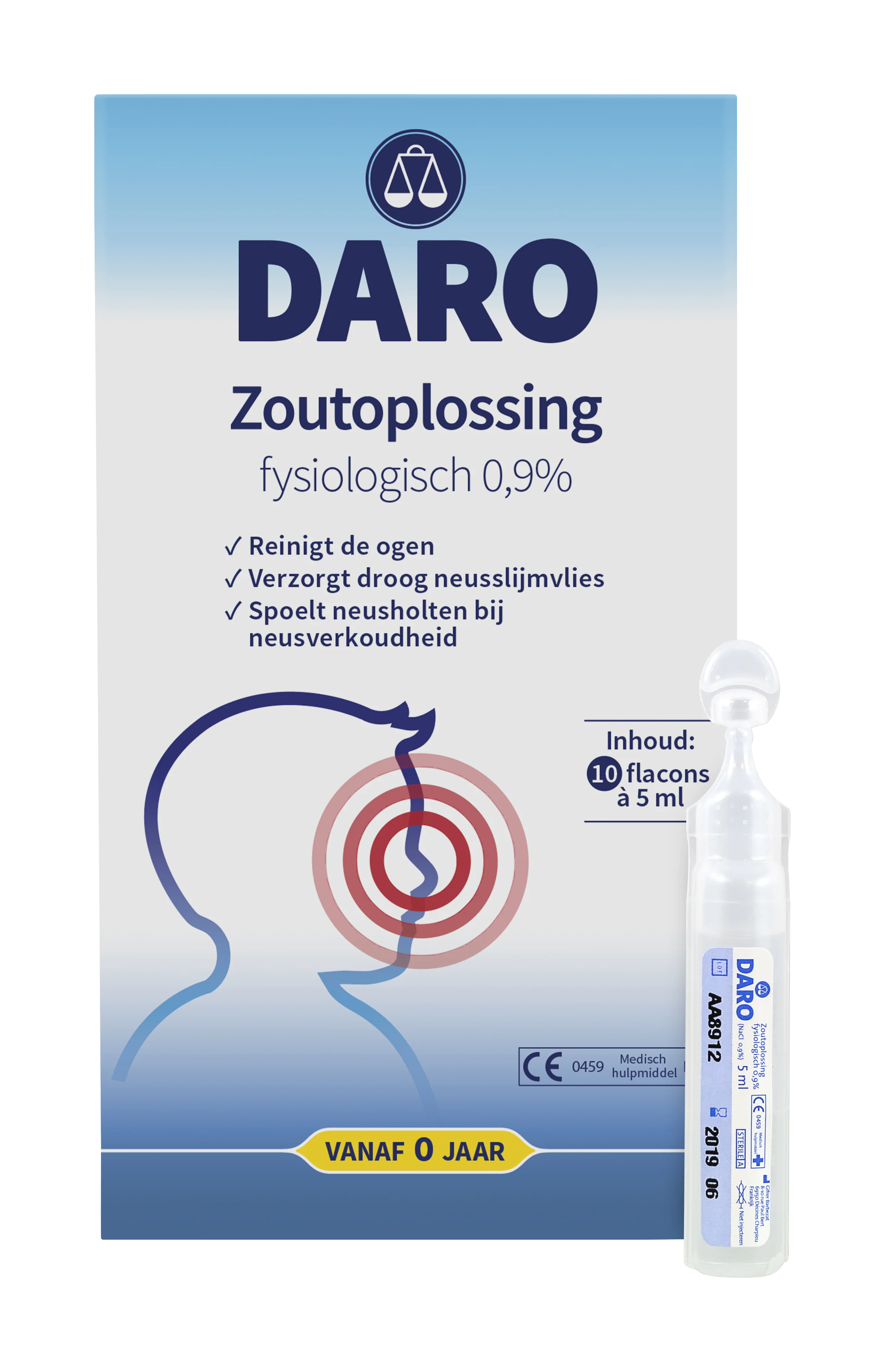 Daro Kind fysiologische zoutoplossing 5ml 10 ampullen kopen?